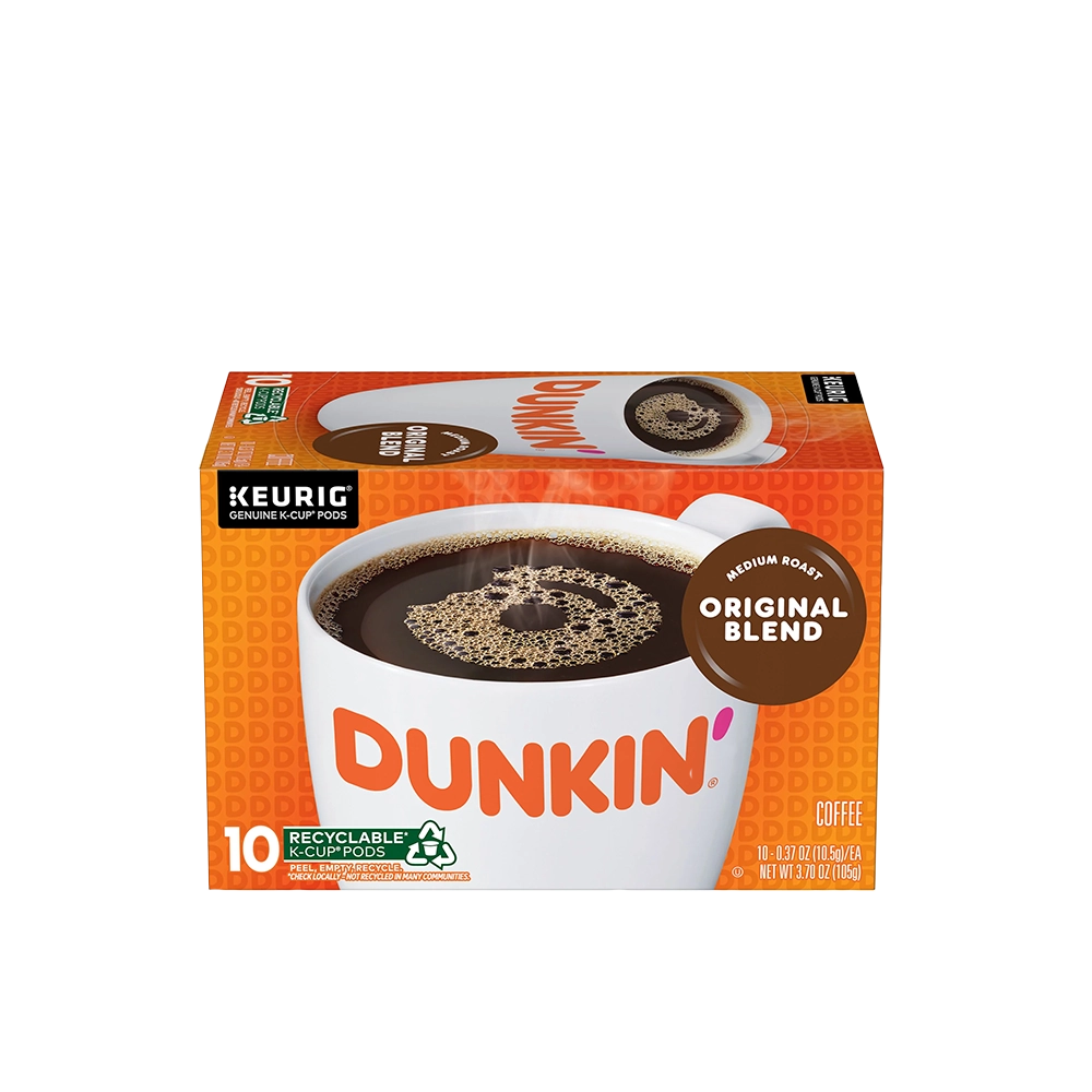 Dunkin’ Original Blend - Medium Roast Coffee K-Cup Pod: 10 Pods ...